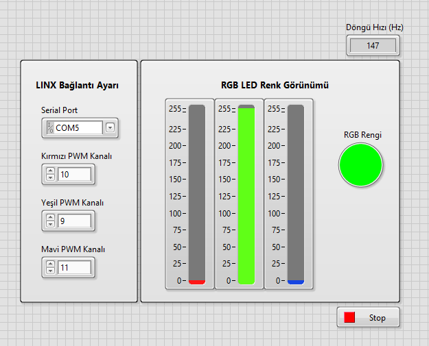 LabVIEW ile Arduino’da RGB Led Kontrolü | roboturka.com